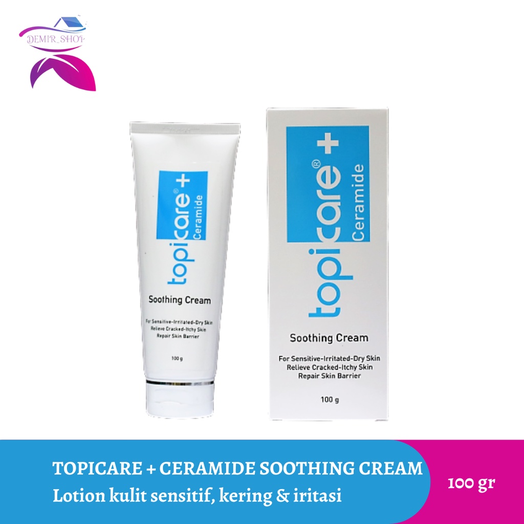 Jual Topicare Ceramide Soothing Cream 100 gr/ Krim Kulit Kering ...