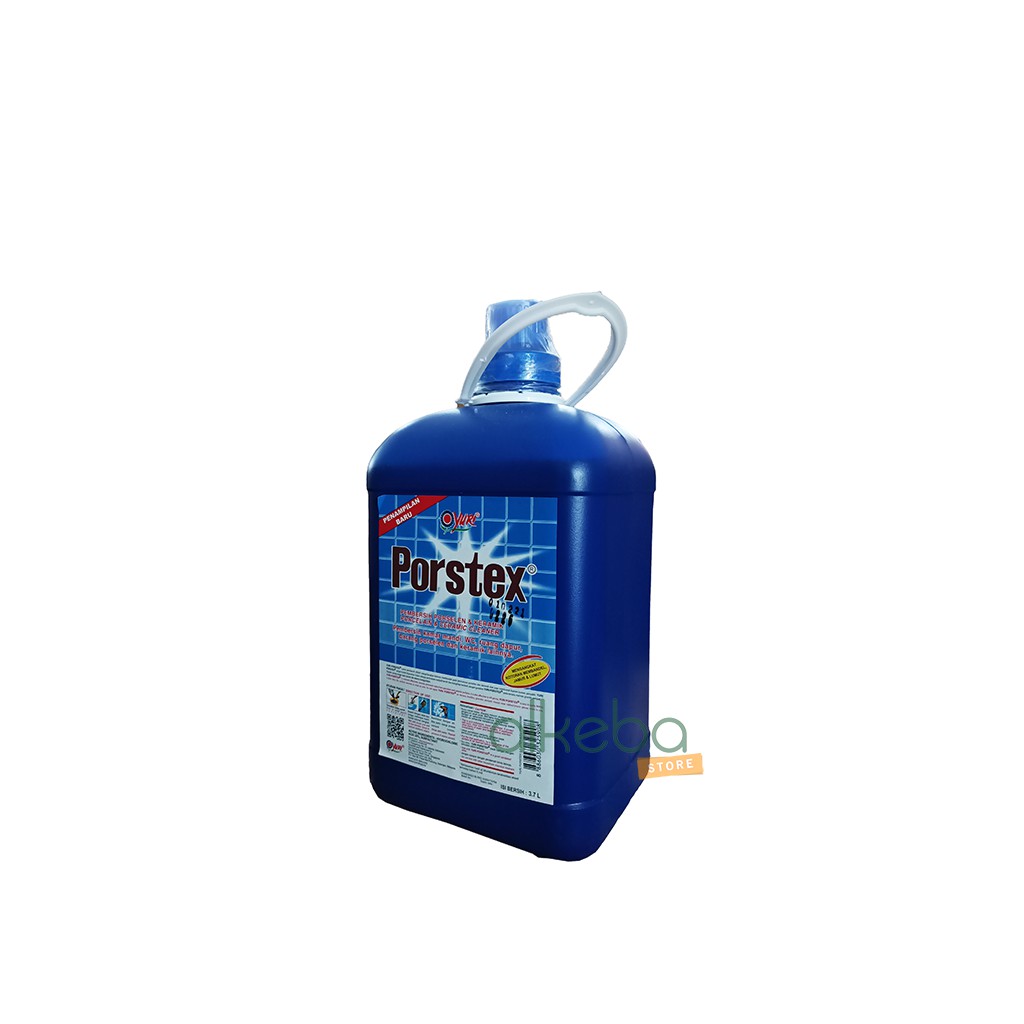 Jual Yuri Porstex 3.7 Liter pembersih keramik porselen 3700 ml noda ...