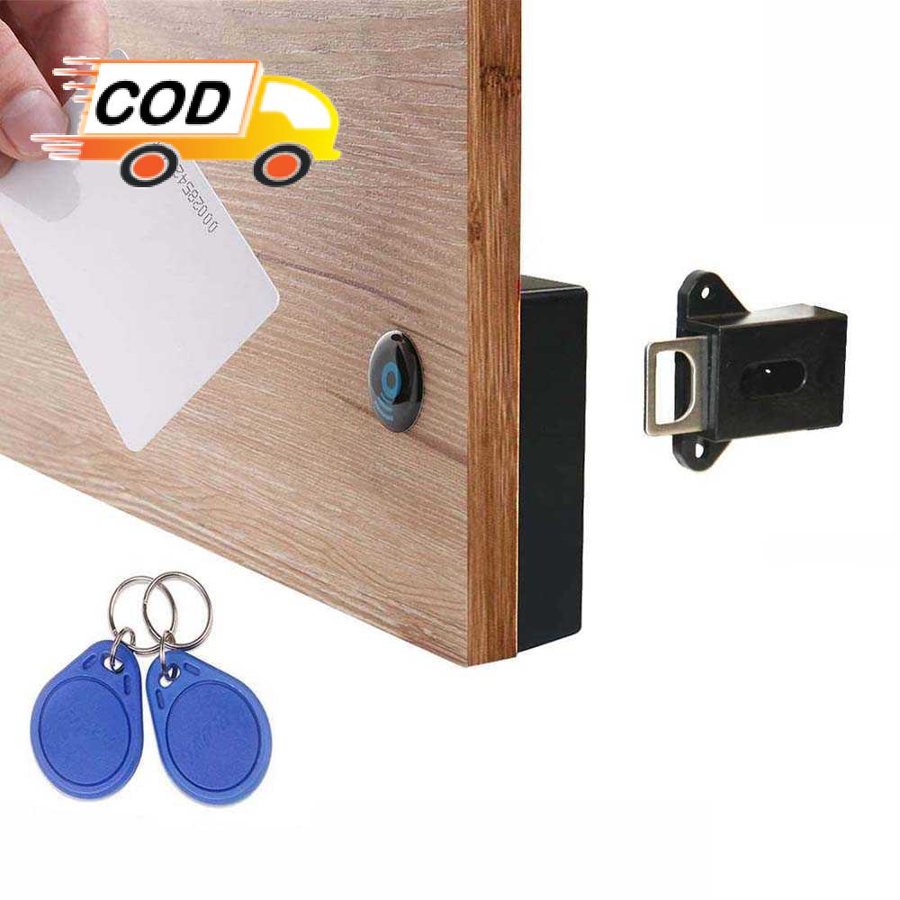 Jual Kunci Kartu Otomatis Pintu Lemari Kabinet Kayu Elektrik Digital ID ...