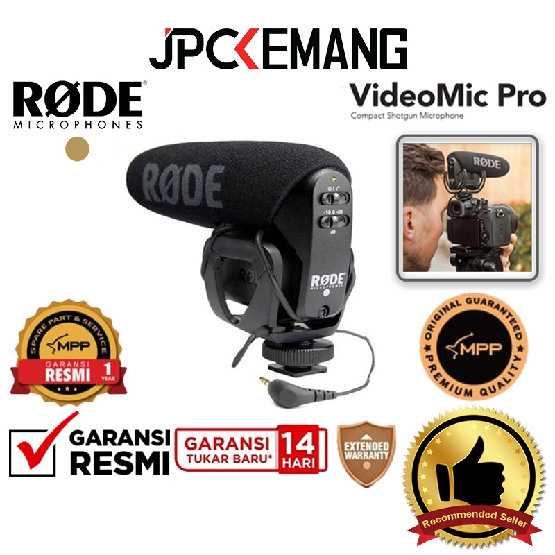Jual Rode VideoMic Pro With Rycote Lyre Suspension Mount Original ...