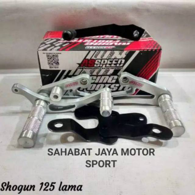 Jual Foot Step Underbone ASSPEED Shogun SP 125 Tromol | Shopee Indonesia