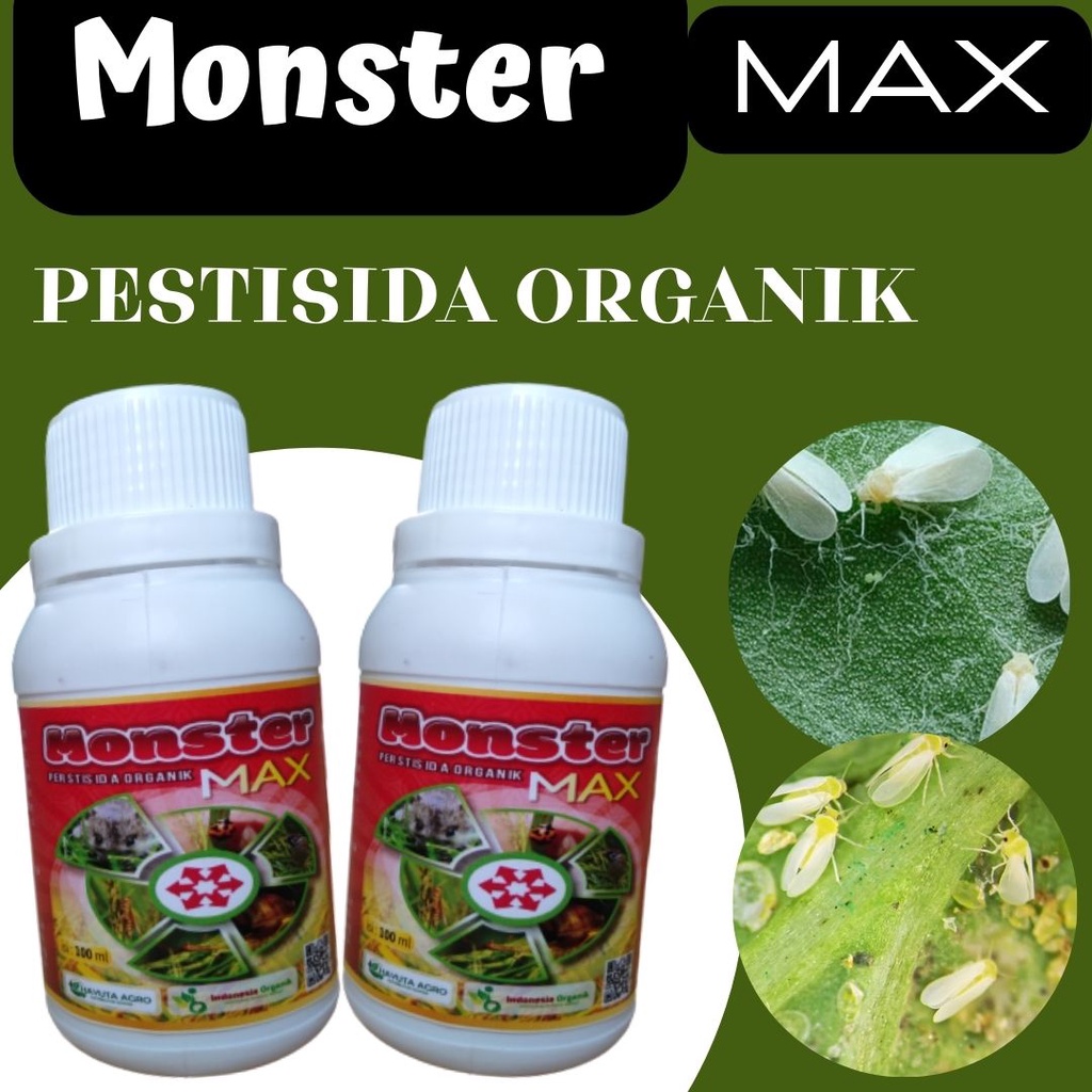 Jual Pupuk Monster Max ORGANIK Cair 100 ML, Pestisida Insektisida Atasi ...