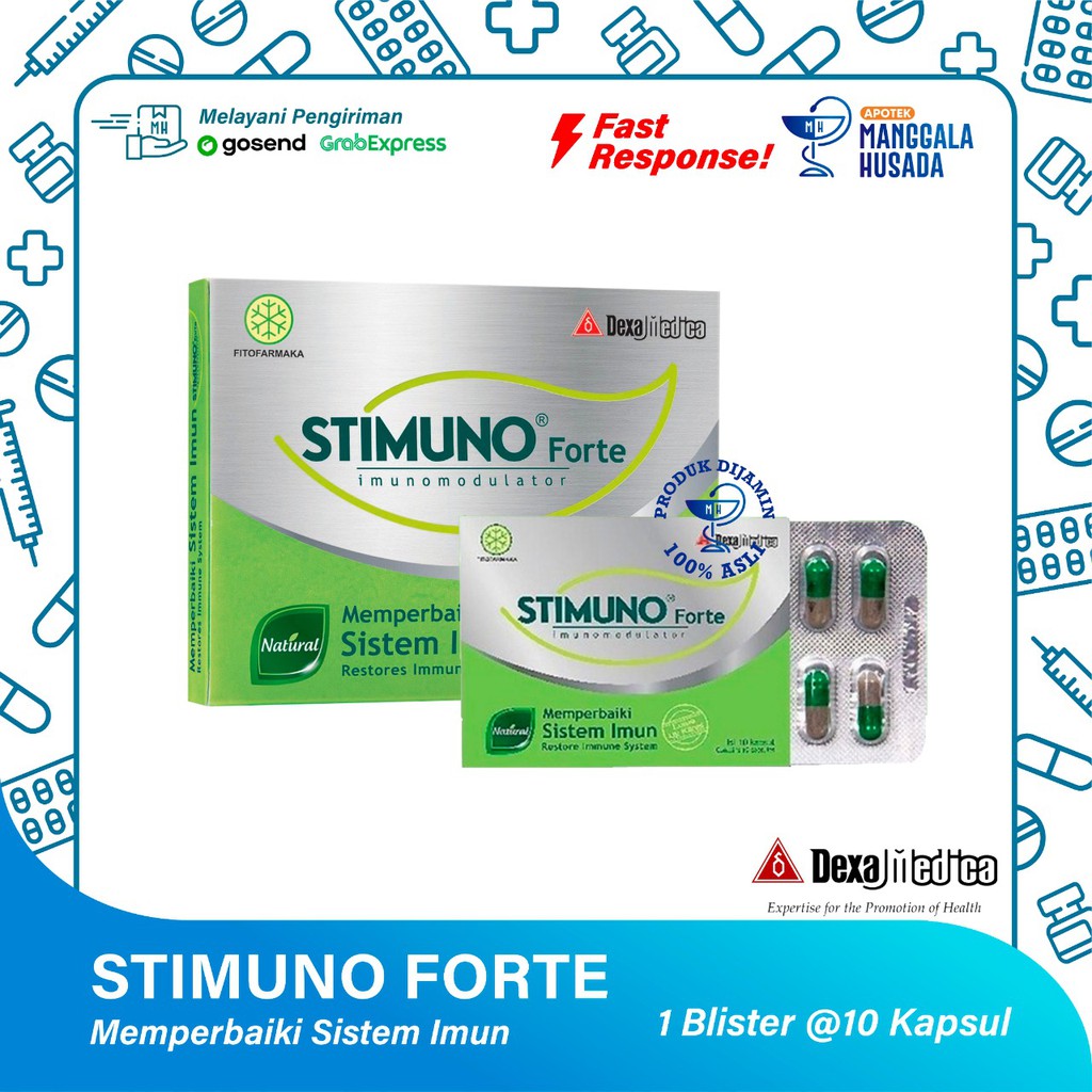 Jual STIMUNO FORTE 1 BLISTER @ 10 KAPSUL DEXA MEDICA | Shopee Indonesia
