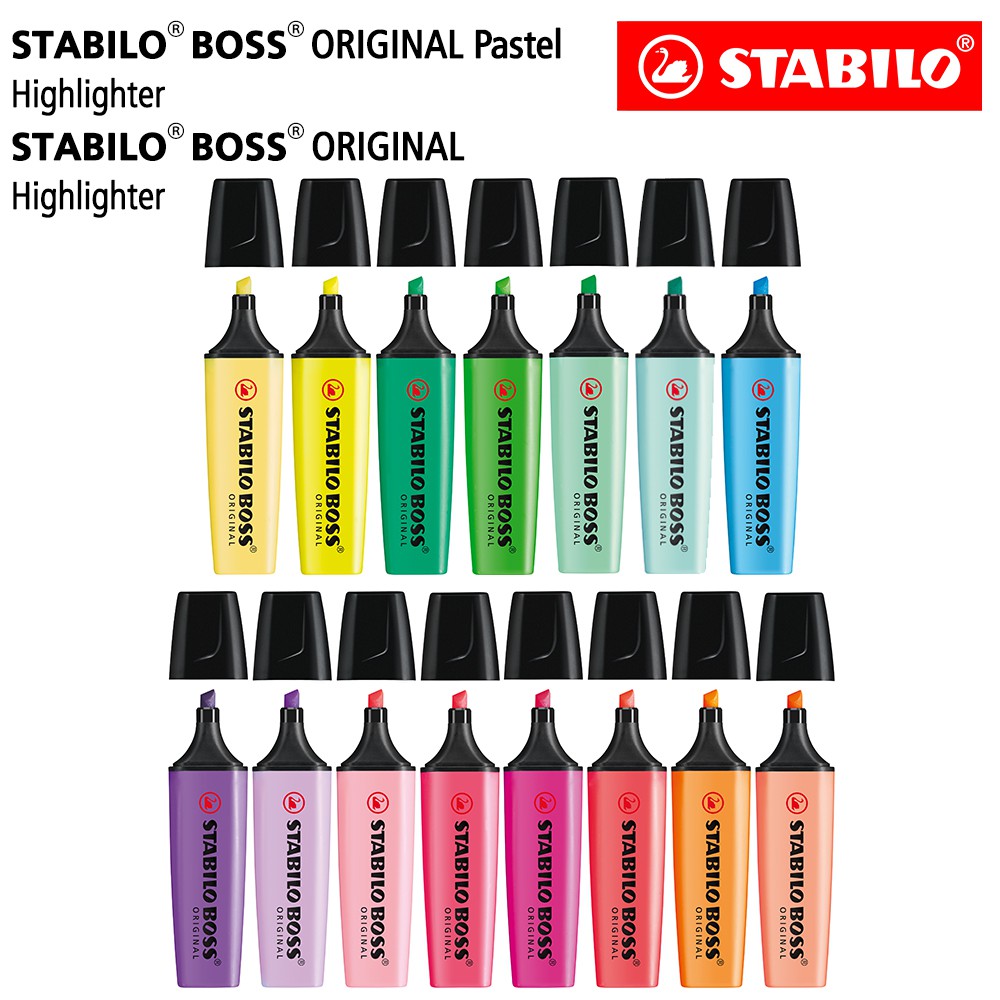 Jual STABILO Set 15 - All BOSS Original Pastel Lengkap Hemat - Pen ...