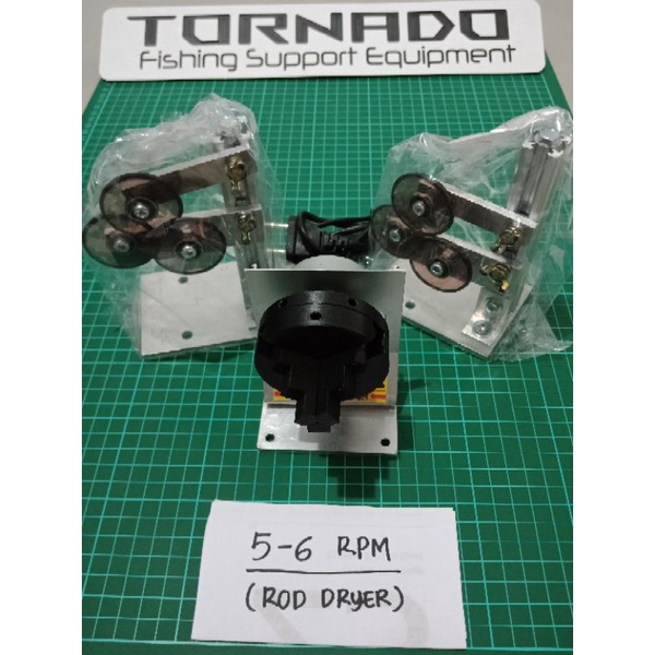 Jual Rod dryer 5-6 Rpm dengan 2 penyangga roda3 bearing dan chuck 3D ...