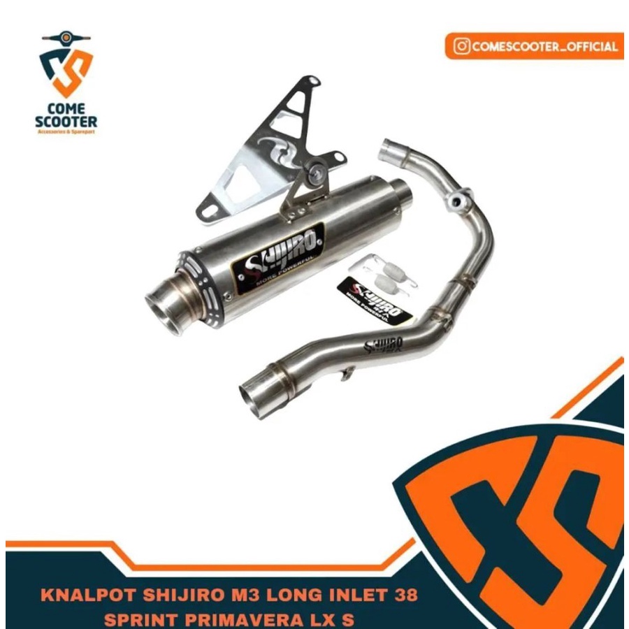 Jual SHIJIRO M3 LONG INLET 38 VESPA LX S SPRINT PRIMAVERA 3V IGET ...