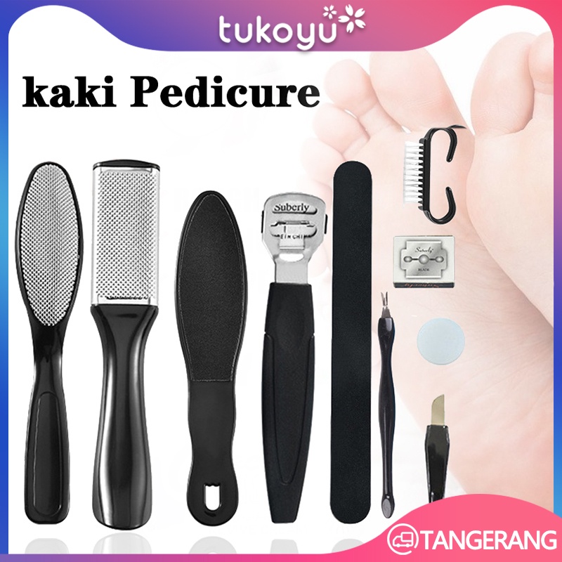 Jual 10pcs/set Alat Pedikur/Alat Perawatan Kaki/Alat Pedicure Kaki with ...