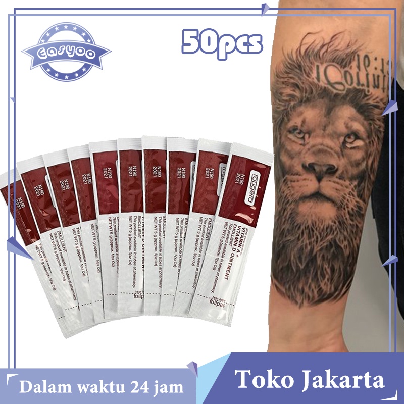 Jual Isi 50 Fougera Aftercare Repair Sulam Alis Bibir Tattoo Krim ...