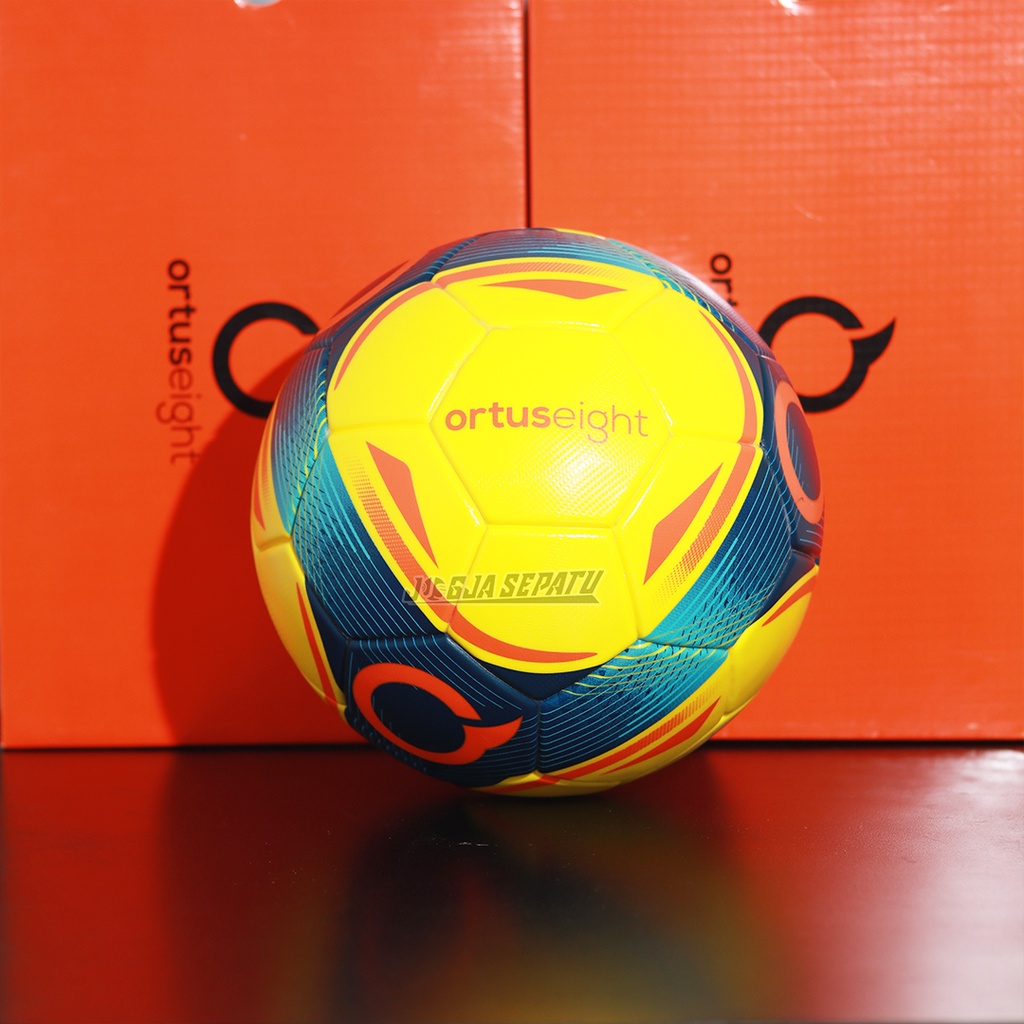 Jual Ortuseight Bola Sepak Typhoon FB Ball - Yellow/Navy/Ortrange ...