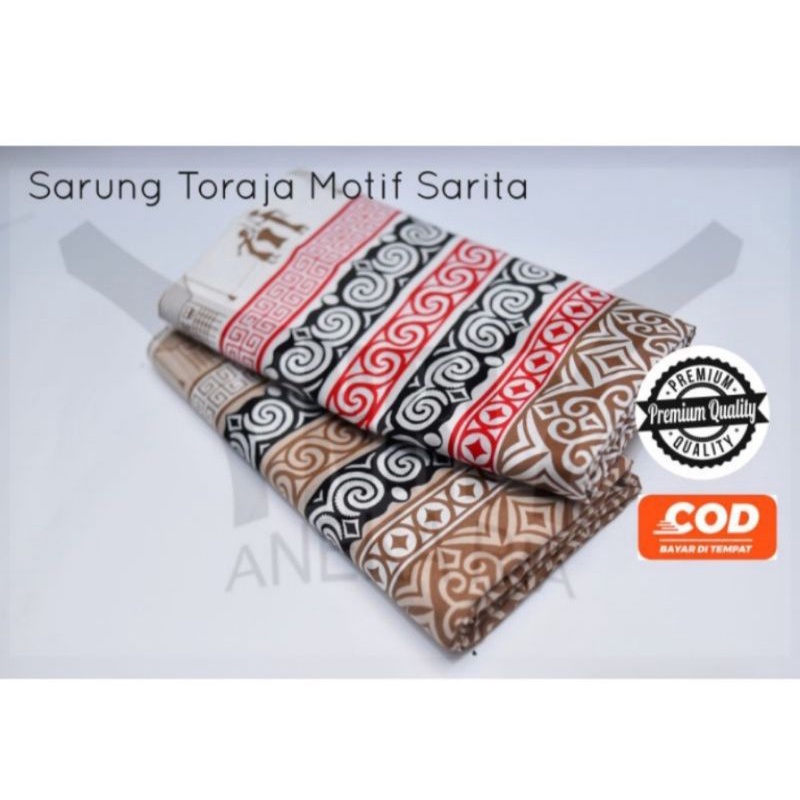 Jual Sarung toraja sarita sarung batik ukuran 115x100cm | Shopee Indonesia