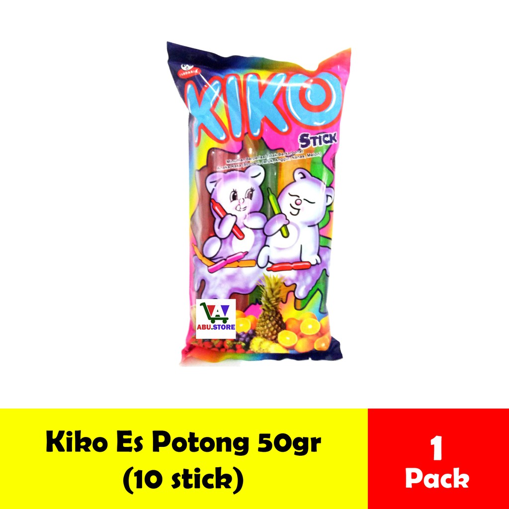Jual Kiko Ice Stik Potong rasa buah 50ml isi 10pcs Stick | Shopee Indonesia