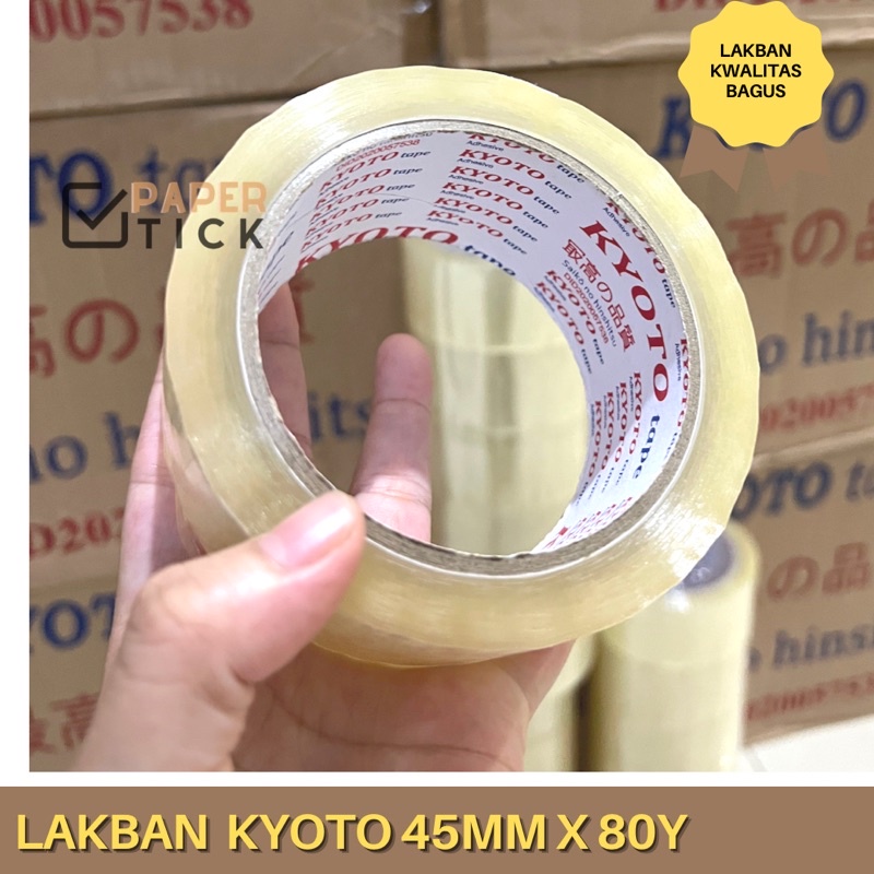 Jual Lakban Besar Isolasi 45MM X 90Y Plakban Selotip Bening Packaging Kemasan Perekat | Shopee ...