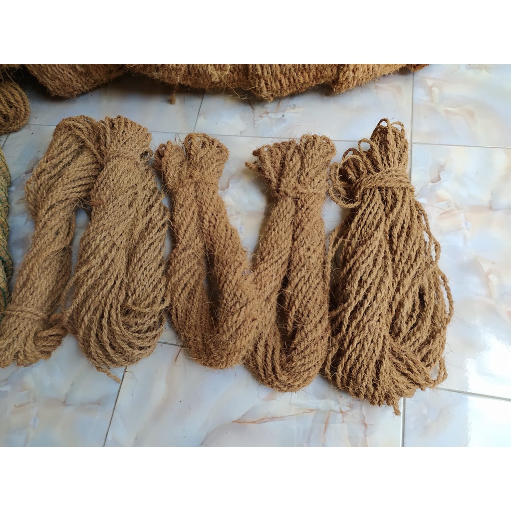 Jual Tali Tambang Sabut Kelapa 30 meter diameter 5 mm | Shopee Indonesia