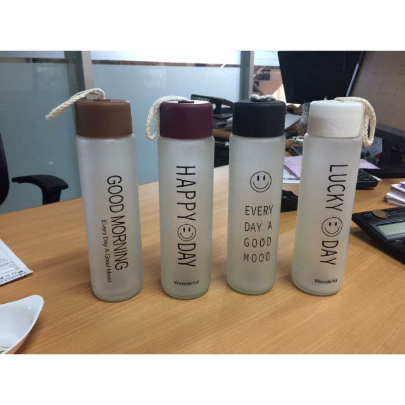 Jual Tumbler Doff, Botol Lucky Day, Botol Good morning, Tumbler kaca ...