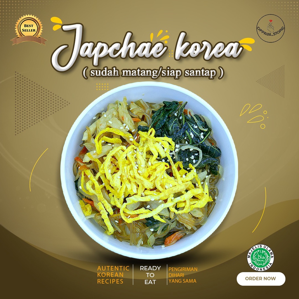 Jual Japchae Korea (Mi Bihun Korea) Halal Siap Makan Halal Instant ...