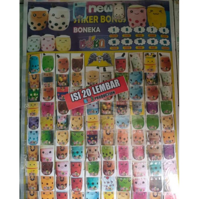 Jual kolas persamaan gambar stiker/angka merk KDI | Shopee Indonesia