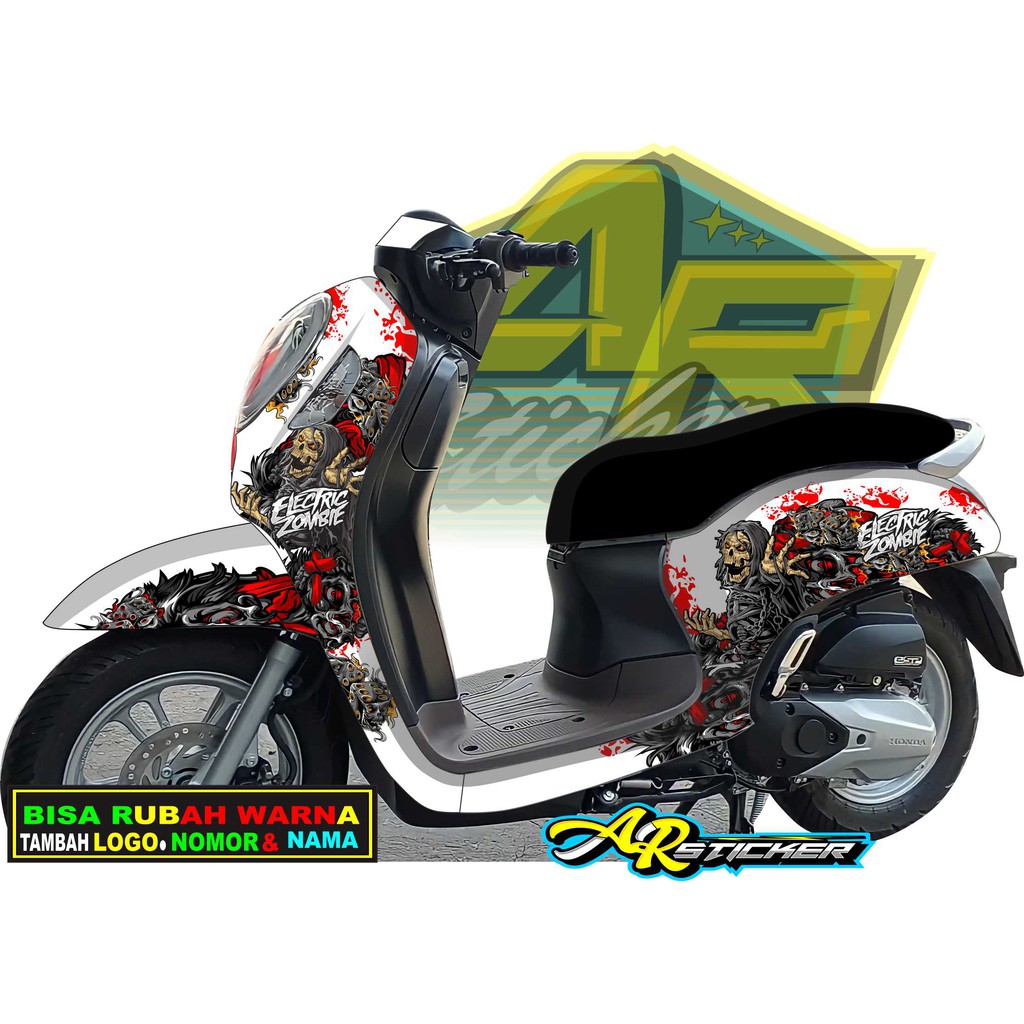 Jual Decal scoopy 2021 / STIKER SCOOPY 2021 / Decal Scoopy full body ...