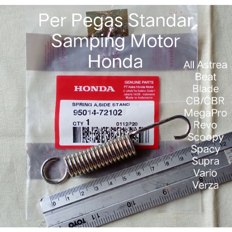 Jual Per Pegas Standar Samping Motor Honda Ori AHM | Shopee Indonesia
