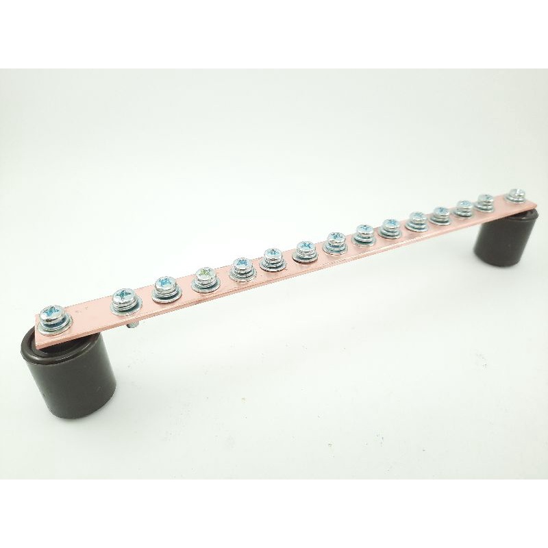 Jual BUSBAR NOL / NETRAL Tembaga Busbar Import Tebal 3mm x Lebar 20 ...