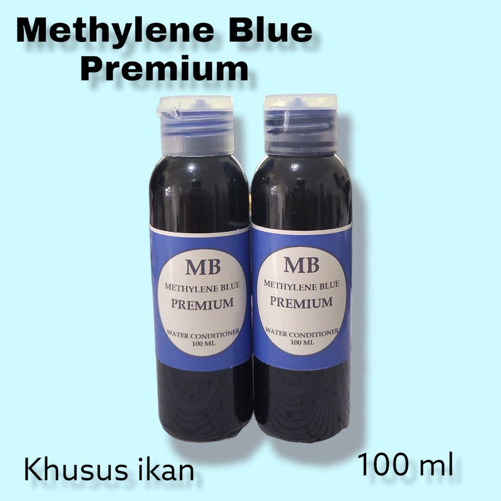 Jual MB Premium 100 ml Obat Biru Ikan Blitz ICH Anti White Spot Jamur Methylene Blue | Shopee ...