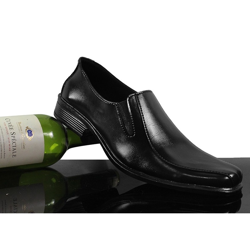 Jual Sepatu Pantofel Hitam Pria Crocodile Nevad Slop Formal Kasual ...