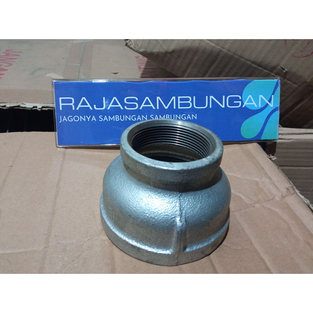Jual Flok Sok Besi 1 1/4 x 1 Inch Sambungan Pipa Reducer Socket Flock ...