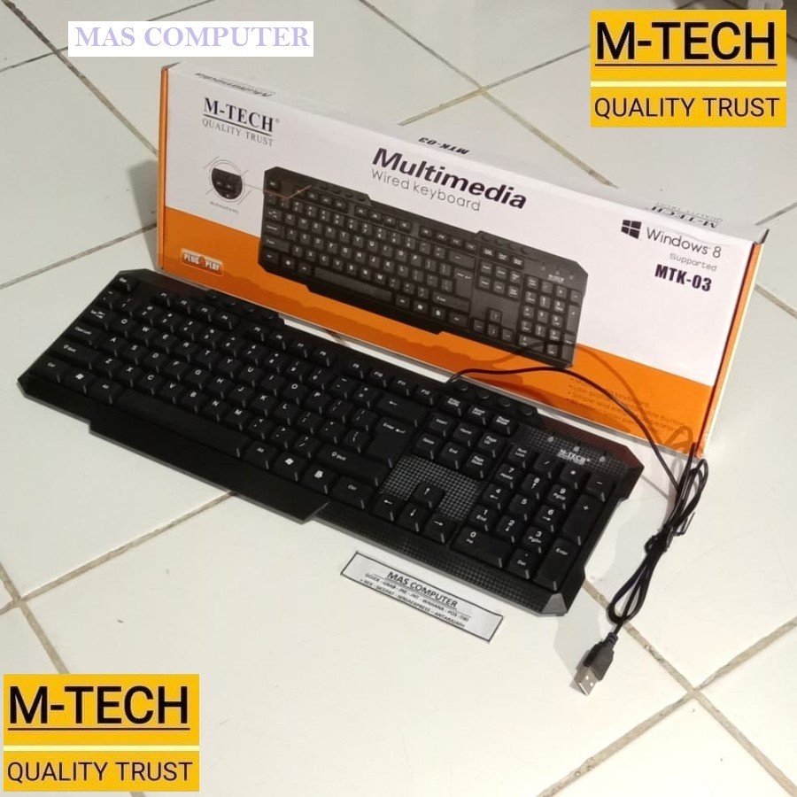 Jual M-Tech Keyboard MTK-03 Keyboard Multimedia / USB External Keyboard ...