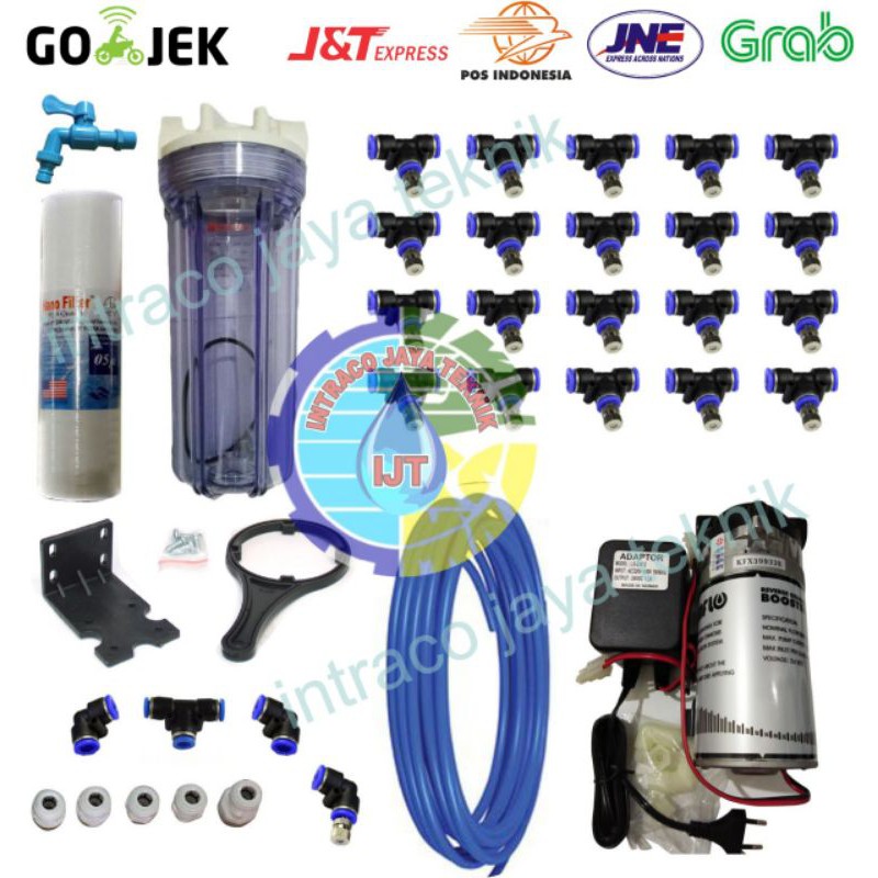 Jual Paket Mesin Embun Walet 25Titik Nozeel Paket Misting tanaman ...