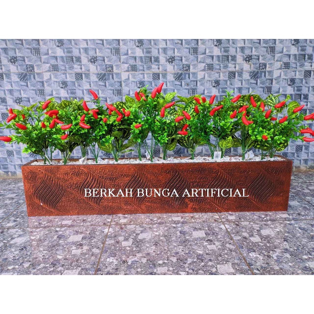 Jual Pohon Cabe Artificial Bunga Sudut - Pohon Pojok - Bunga Artificial ...