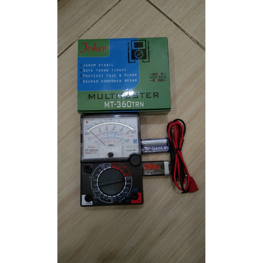Jual Analog Multimeter Avometer Joker MT-360trn Multitester Analog ...