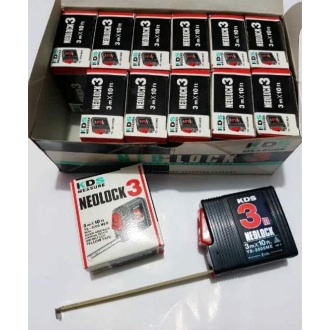 Jual Meteran Rol NEOLOCK 3 meter x 10 ft- KDS Maesure made made in jpa ...