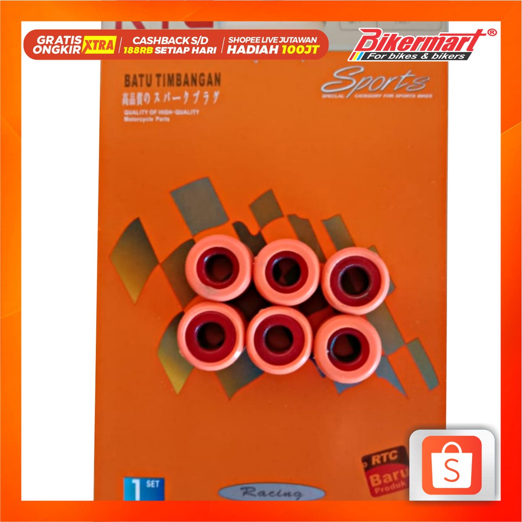 Jual ROLLER SET VACUM 13GR HONDA VARIO CBS RTC | Shopee Indonesia