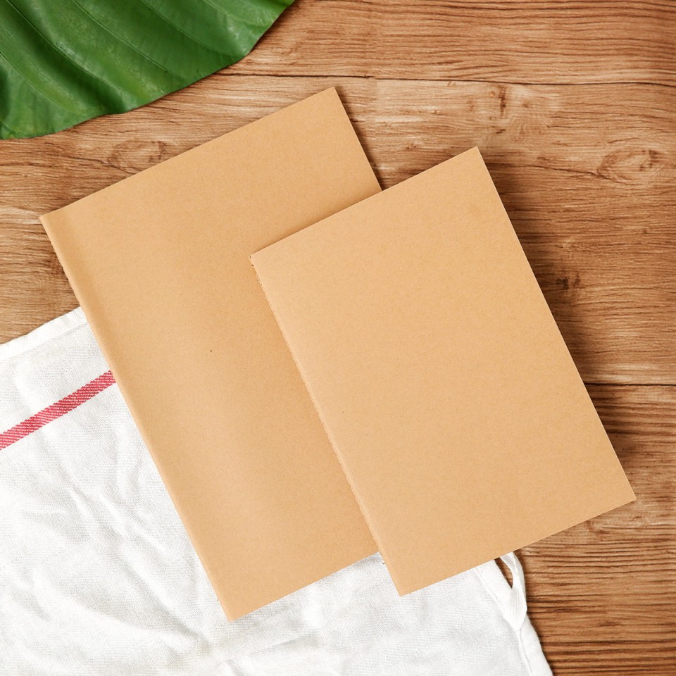 Jual Kraft Paper Plain Notebook - Buku Kertas Coklat Polos | Shopee ...