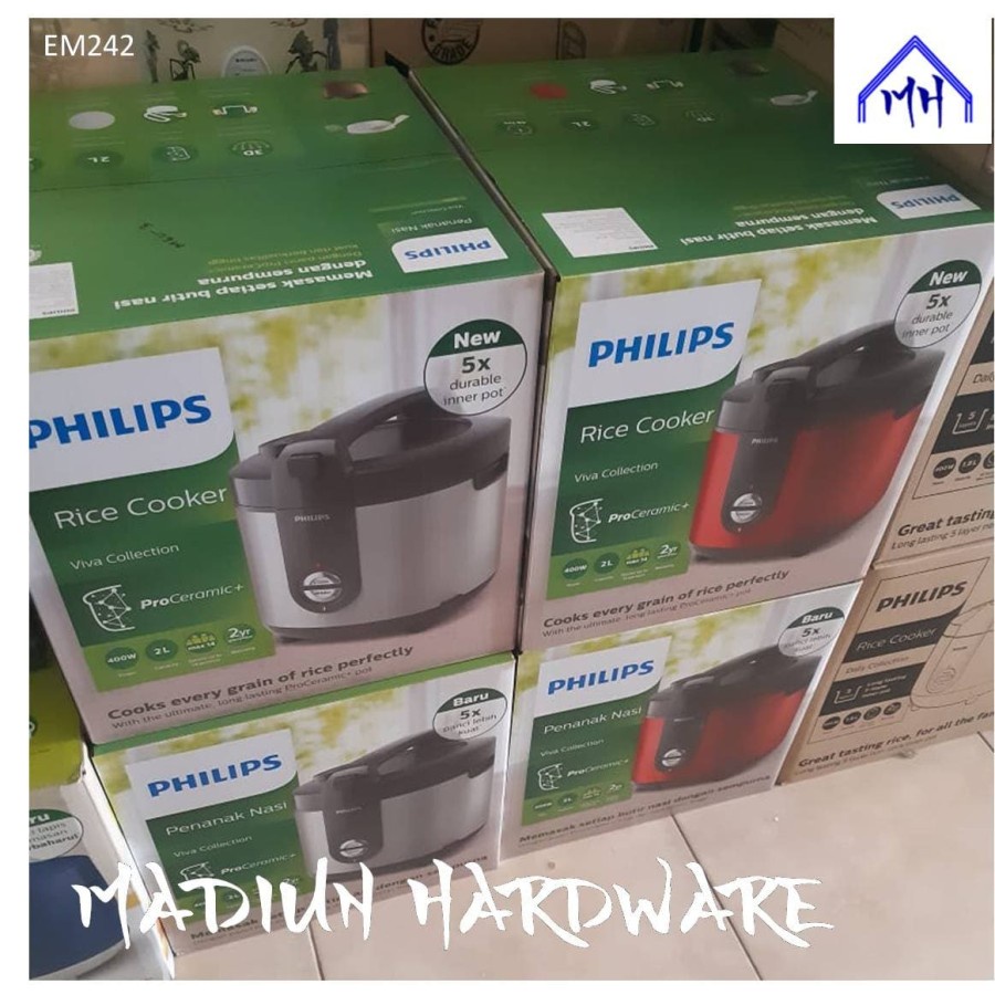Jual Rice Cooker Philips HD 3132/33 Kapasitas 2 Liter | Shopee Indonesia