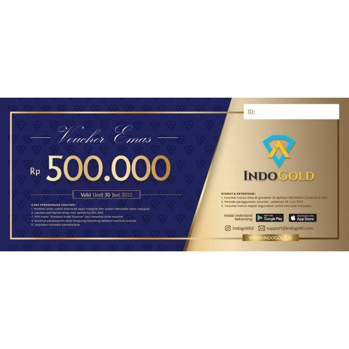 Jual Voucher indogold 500k | Shopee Indonesia