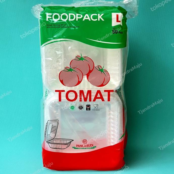 Jual TERUJI KOTAK MAKANAN/PLASTIK MIKA MAKANAN/FOODPACK/FOOD PACK L ...