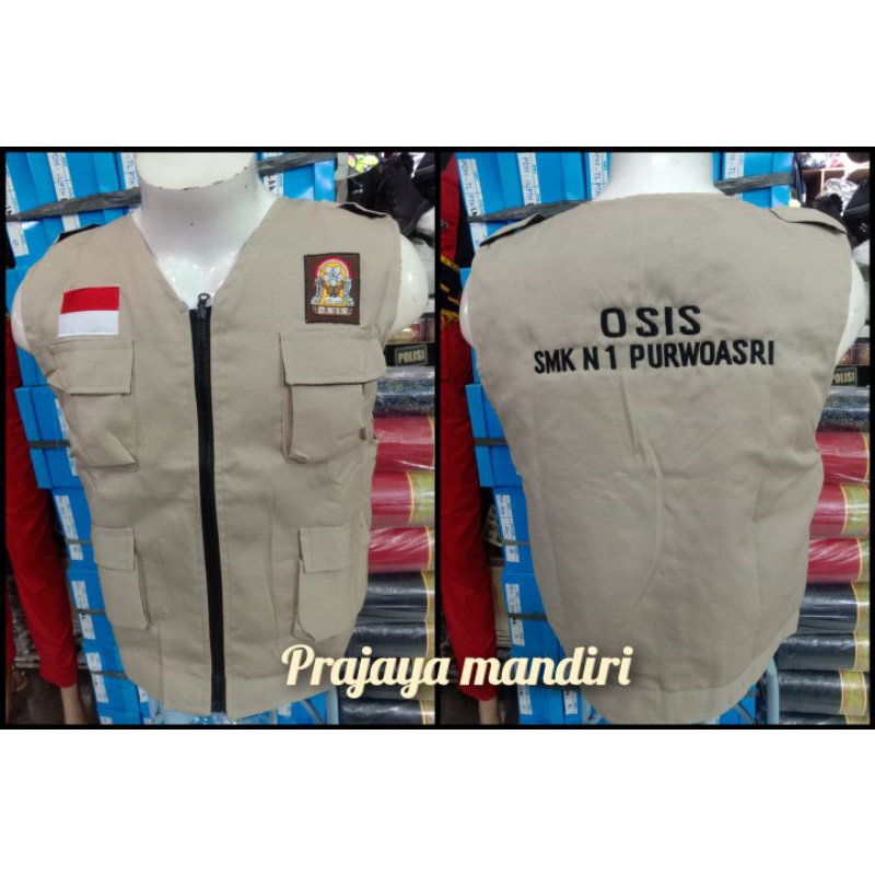 Jual Rompi OSIS | SMA | SMP | COSTUM BORDIR NAMA SEKOLAH | Shopee Indonesia