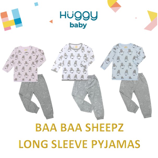 Jual Baa Baa Sheepz Long Sleeve Pyjamas Big Sheepz | Shopee Indonesia