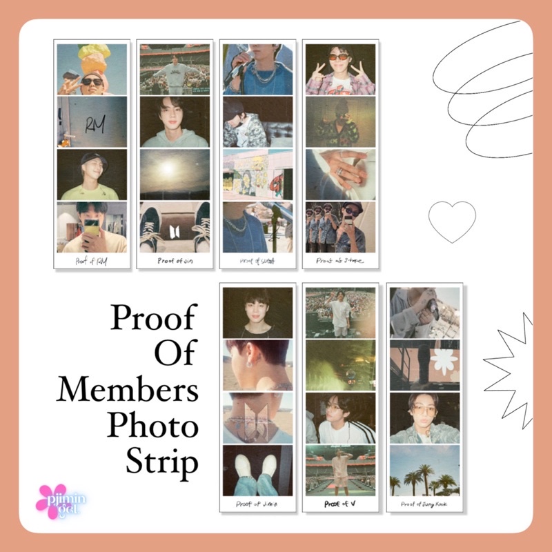 Jual Photostrip BTS Proof Of Inspiration Members Edition | Shopee Indonesia