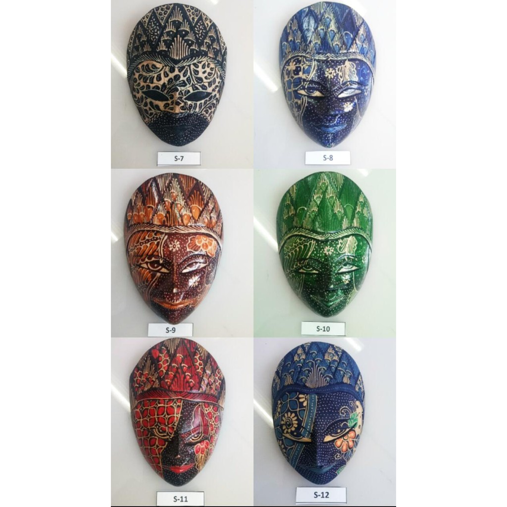 Jual TOPENG BATIK KAYU - TOPENG MERAK PANJI - HOME DECOR - HIASAN ...