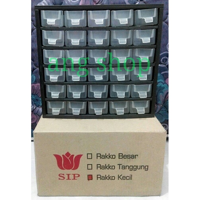 Jual Rak Komponen Lemari Spare Part Laci Kecil Isi 30 Rako Rakko Merk ...