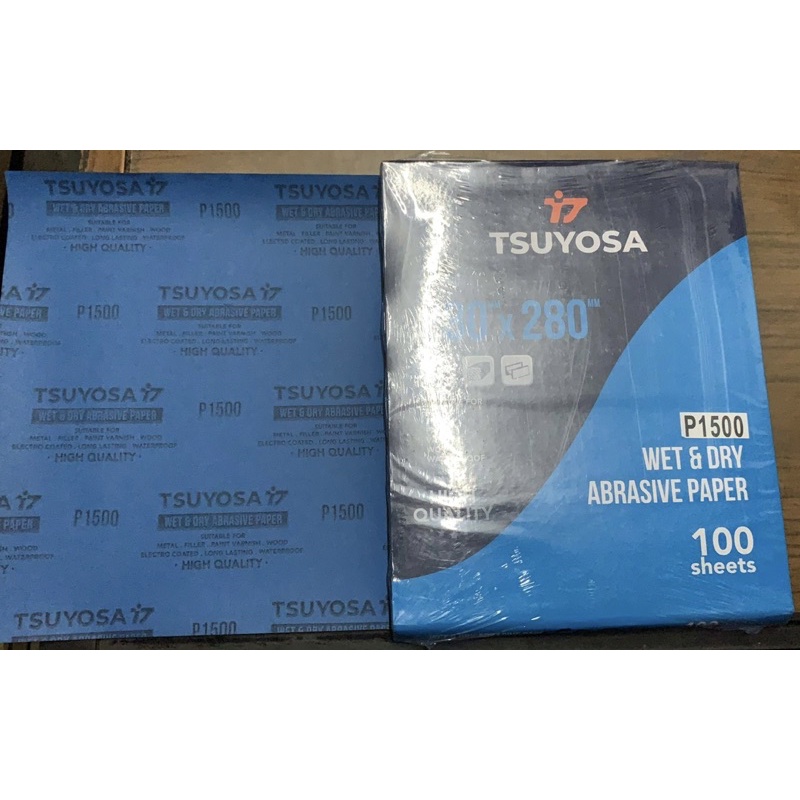 Jual Abrasive Paper Amplas Tsuyosa Nomor Special 1000-2000 | Shopee Indonesia