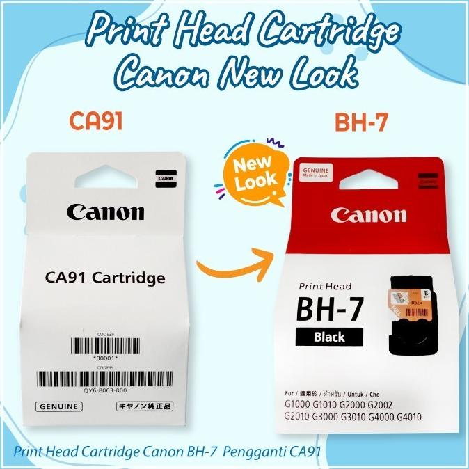 Jual PrintHead Cartridge Original Canon CH7 BH7 Pengganti CA91 CA92 ...