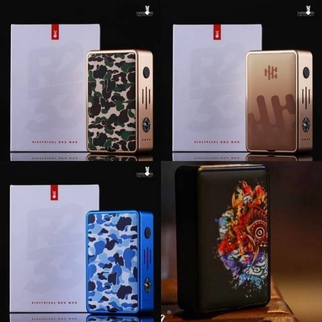 Jual HOTCIG R233 233W TC BOX MOD AUTHENTIC FOR VAPORIZER VAPE BARONG ...