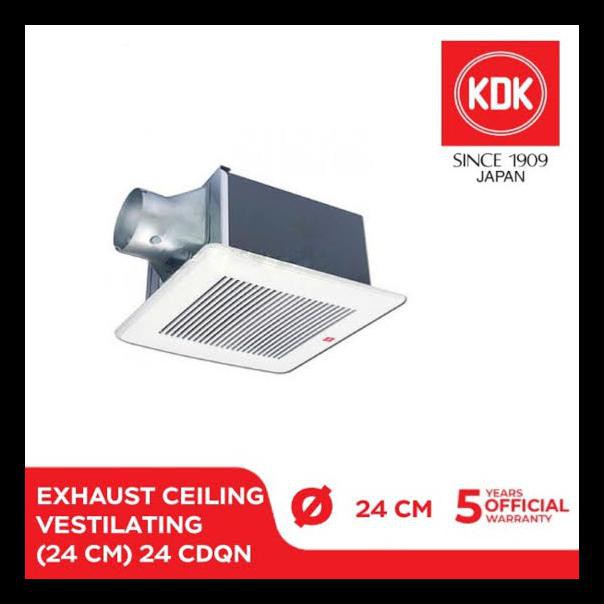 Jual Ceiling Exhaust Fan Plafon Cerobong Sirocco Kdk 24Cdqn - Putih ...
