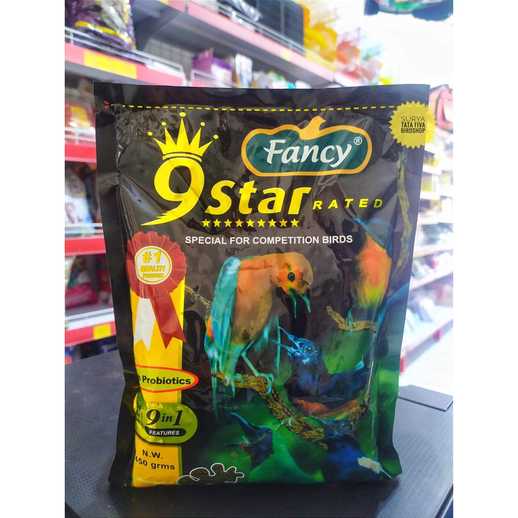 Jual Fancy 9 Star with probiotics rumput laut voer pakan burung murai ...