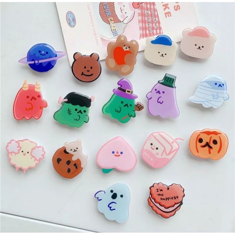 Jual korean pop socket phone grip acrylic / phone grip akrilik | Shopee ...