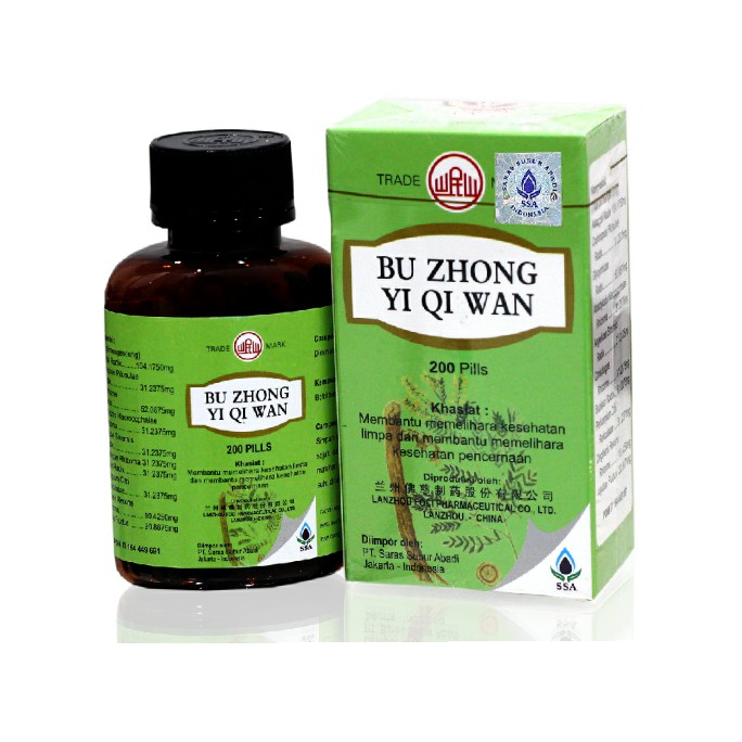 Jual Obat Pankreas Pencenaan Dan Hati Bu Zhong Yi Qi Wan 200 Pil Asli ...