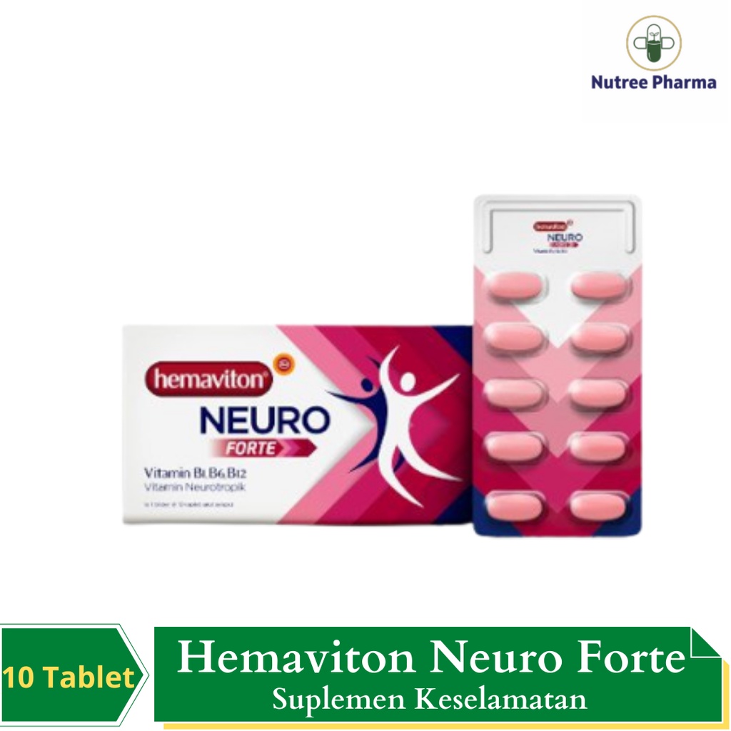 Jual ⚡MURAH & DIJAMIN ORI⚡ Hemaviton Neuro Forte Isi 10 Tablet ...