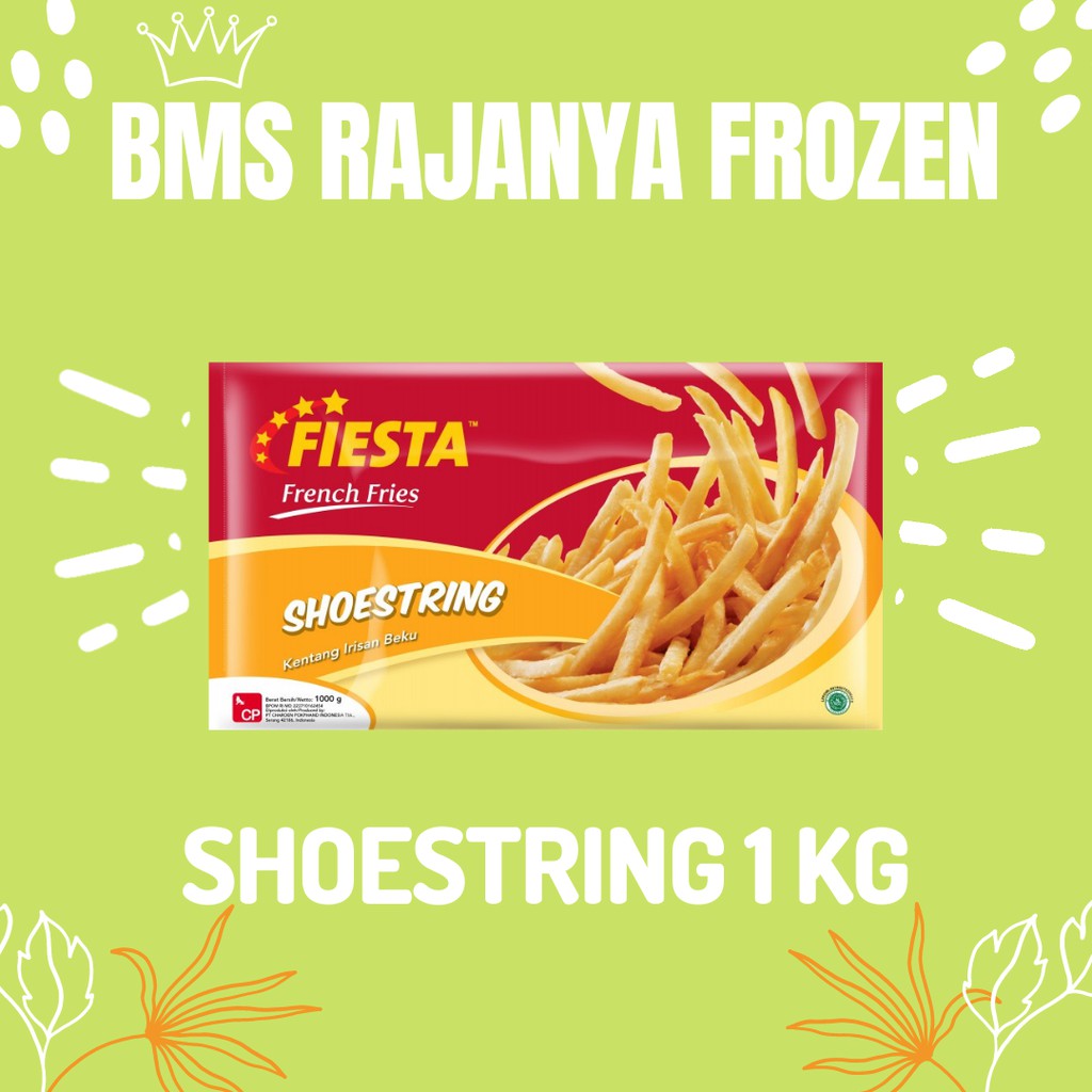 Jual KENTANG GORENG / FRENCH FRIES Fiesta Shoestring 1kg | Shopee Indonesia